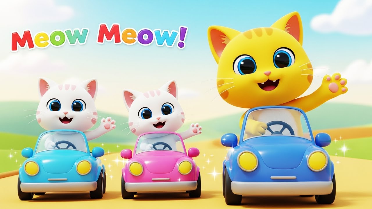 Meow Meow Dance Party | Fun Cat Song for Kids | Tiny Meow TV - YouTube