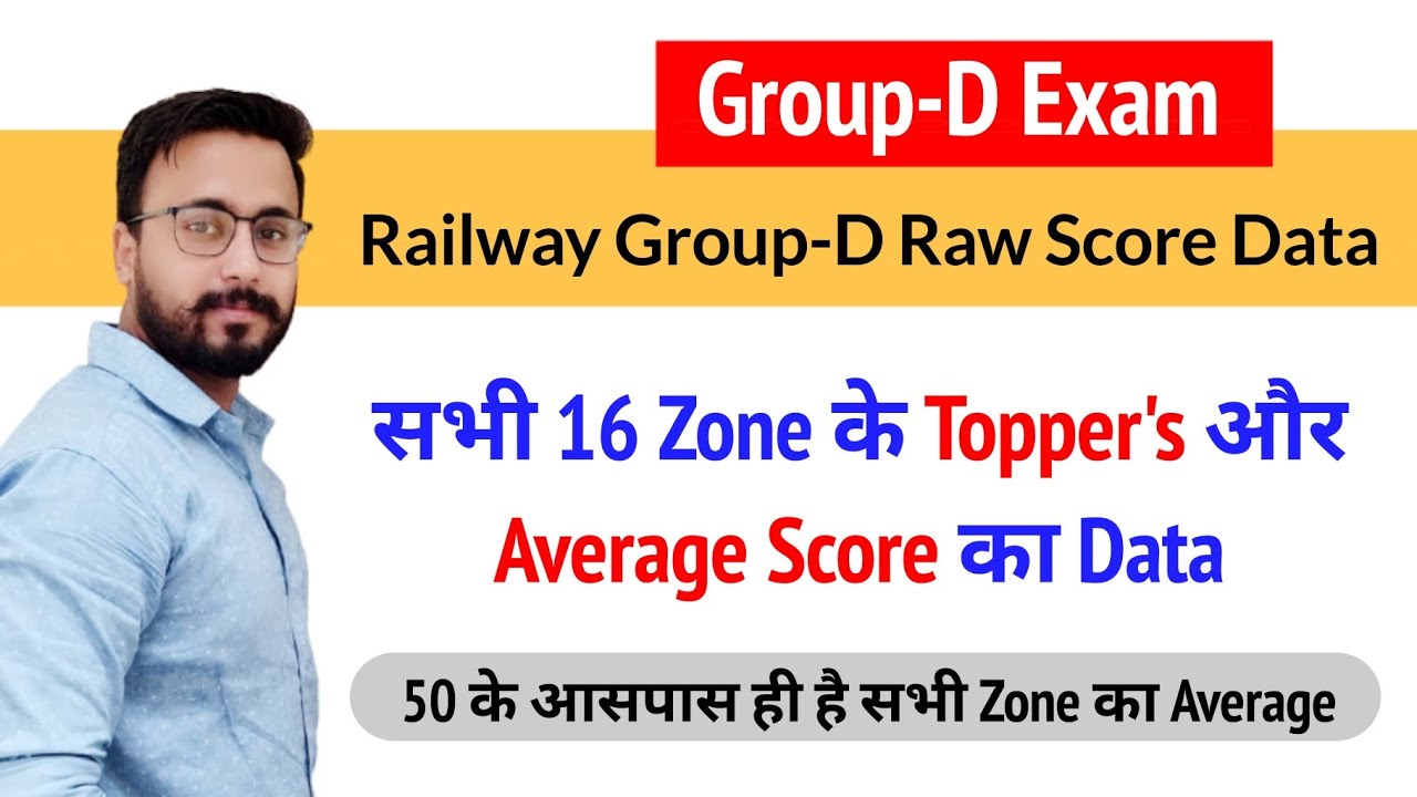 Railway Group-D Raw Score Data | Shiftwise Raw Score Data | All 16 Zone ...