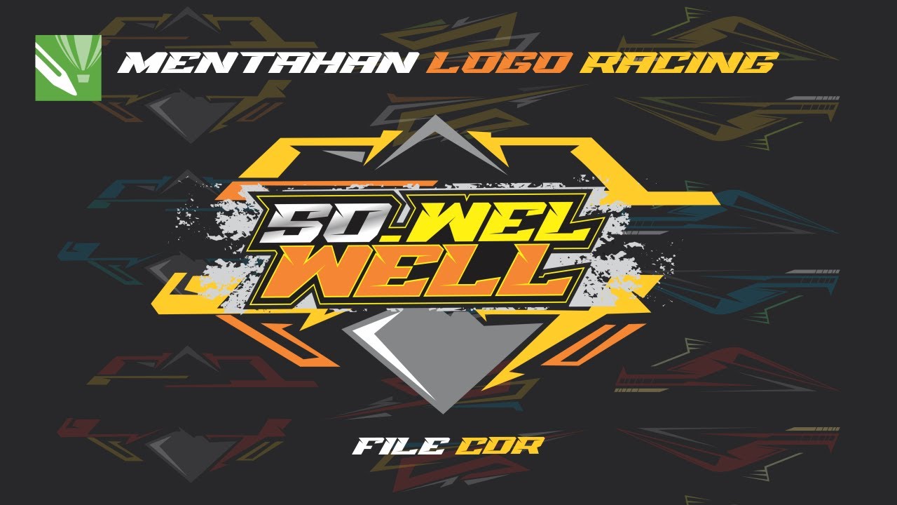 MENTAHAN LOGO RACING | CORELDRAW - YouTube