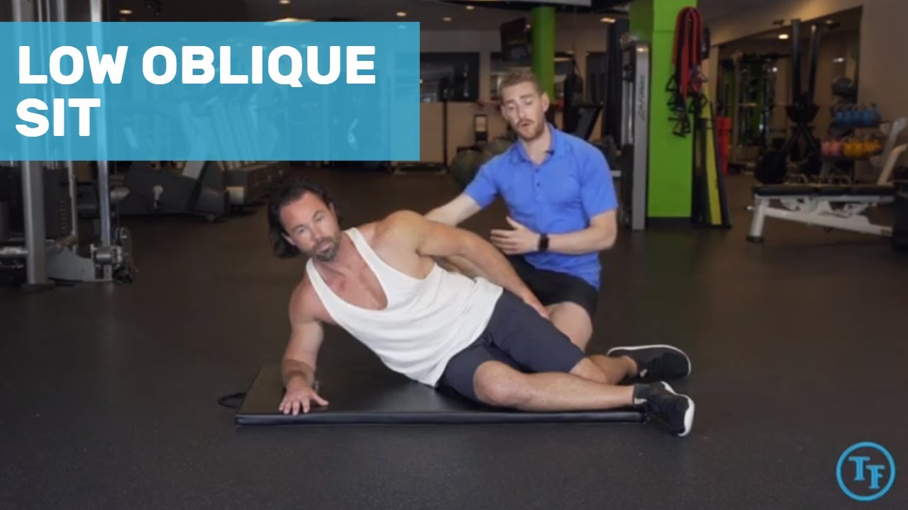 How to do a Low Oblique Sit - YouTube