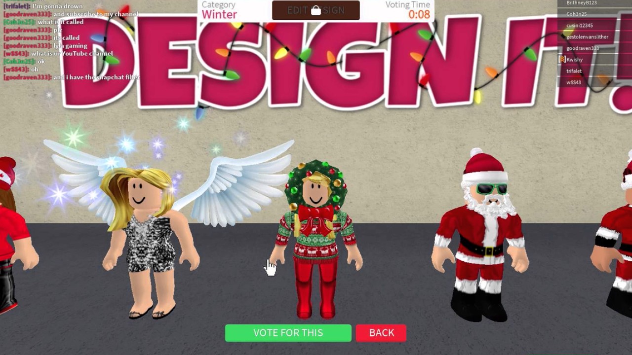 ROBLOX fashion frenzy v s design it part 1 design it - YouTube