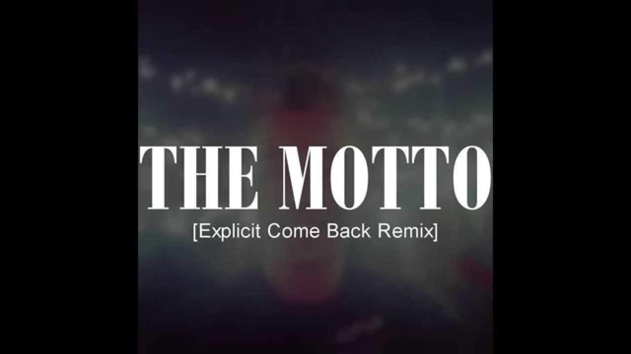 THE MOTTO - DRAKE ft. LIL WAYNE, TYGA (lyrics on screen) [LIL DADA ...