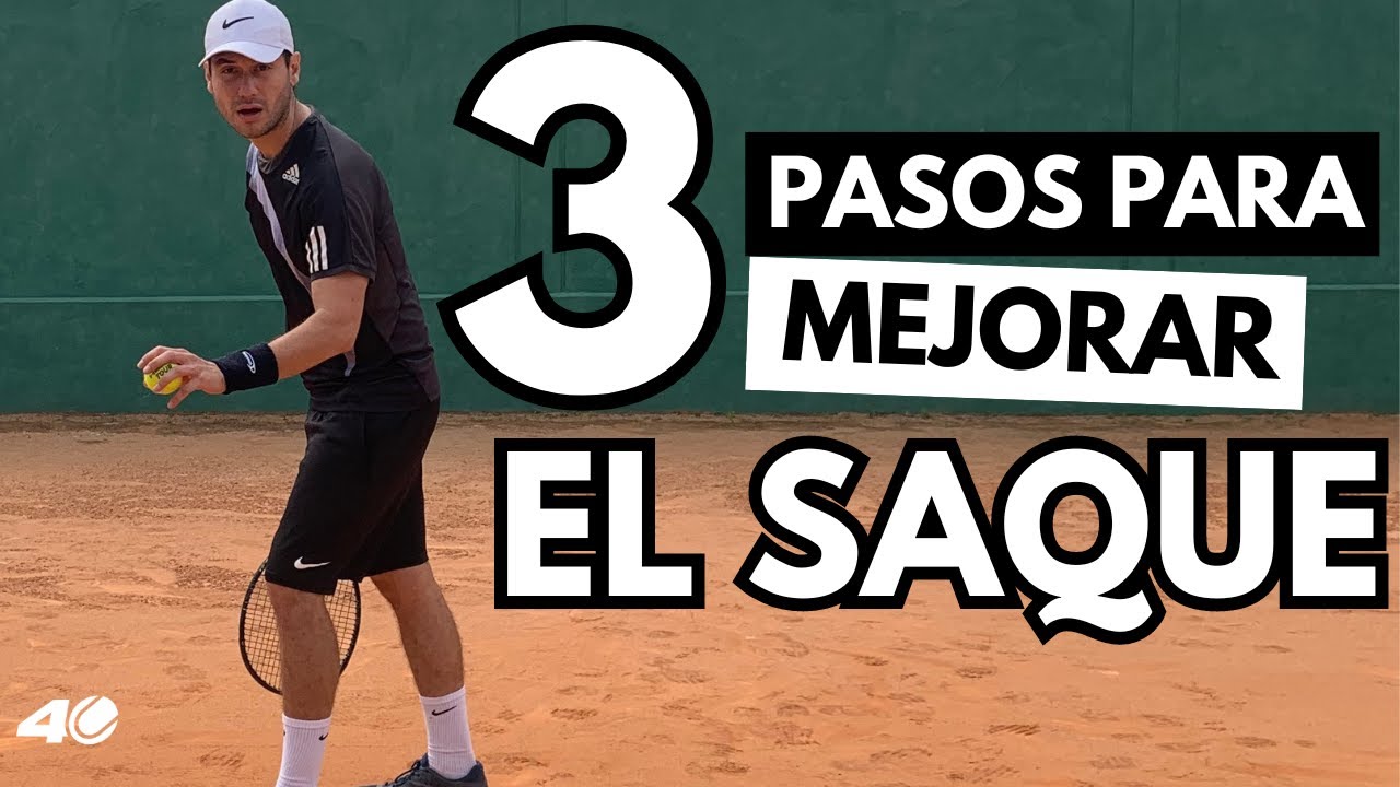¿Cómo MEJORAR el SAQUE de TENIS en 3 PASOS? FUNCIONA - YouTube