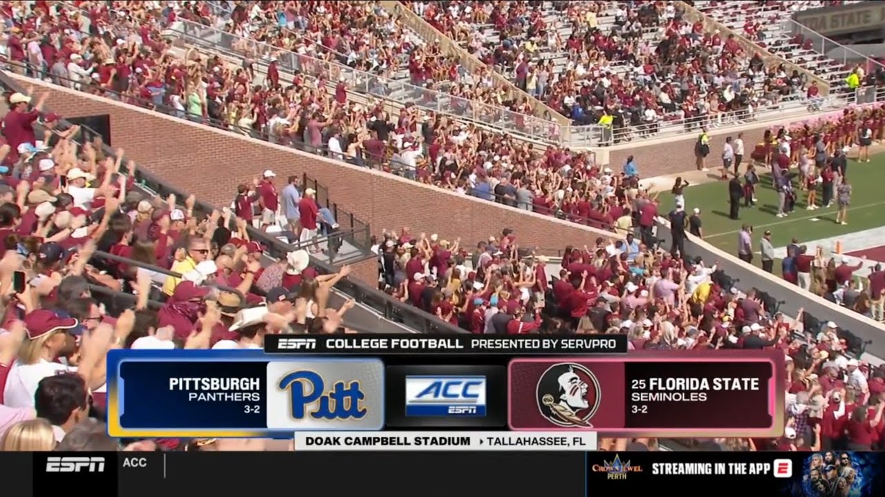 ESPN CFB intro | Pittsburgh @ 25 Florida State | 10/11/2025 - YouTube