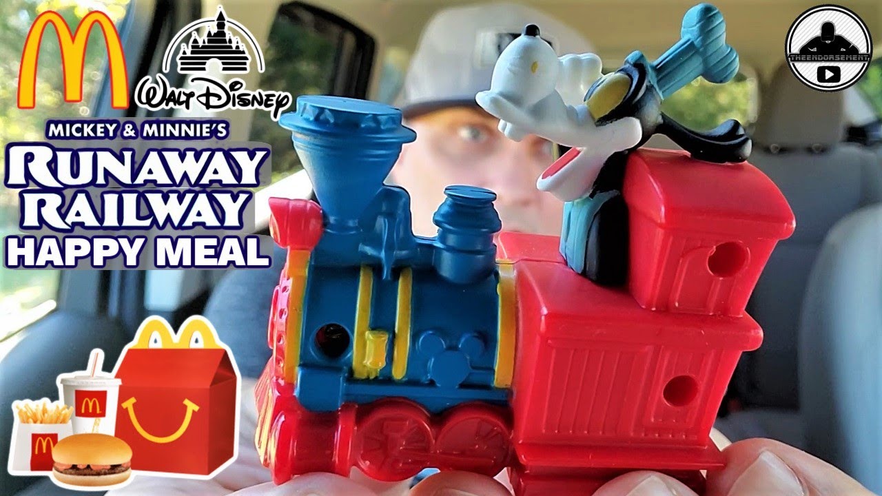 McDonald's® MICKEY & MINNIE'S RUNAWAY RAILWAY HAPPY MEAL | DISNEY® TOYS ...