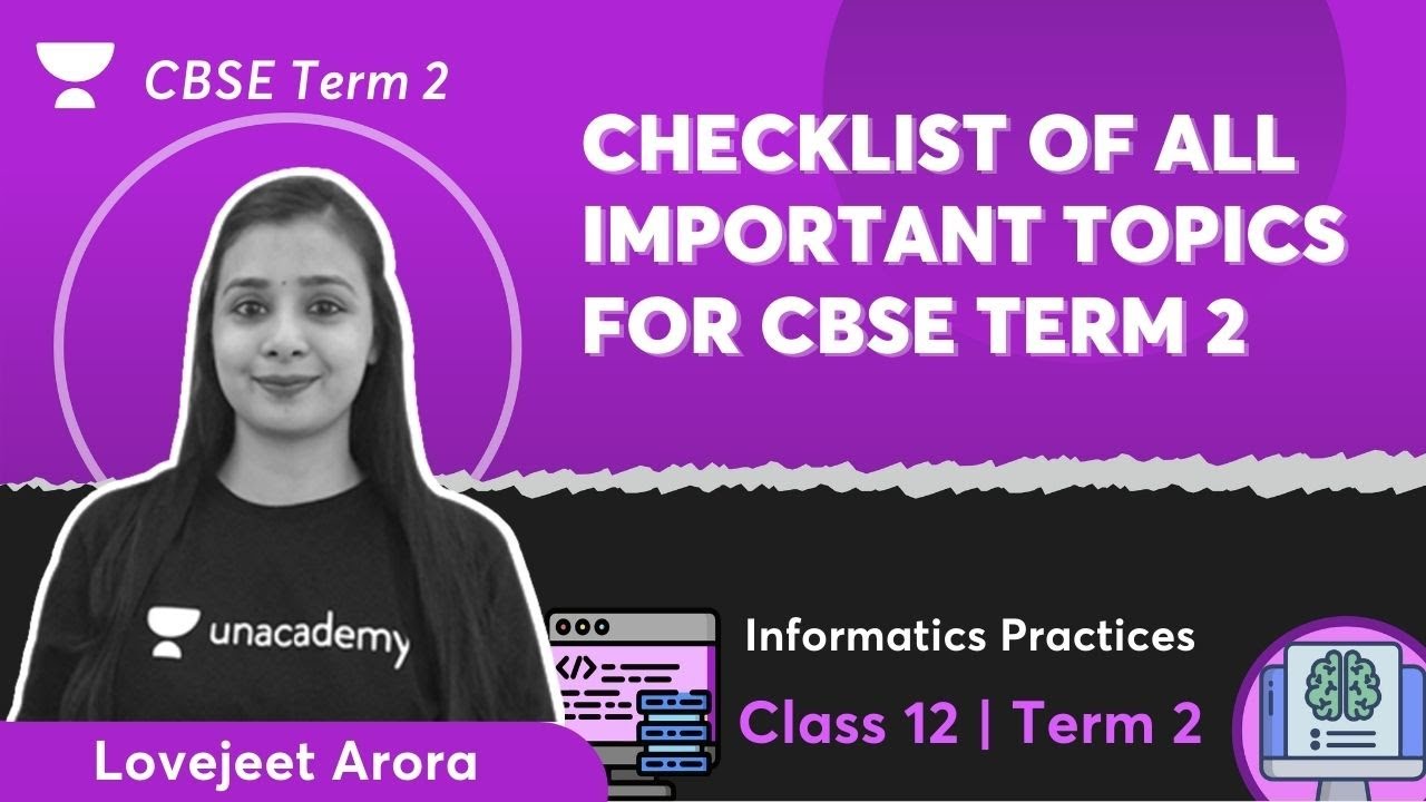 Checklist Of All Important Topics For CBSE Term 2 Informatics checklist-of-all-important-topics-for-cbse-term-2-informatics