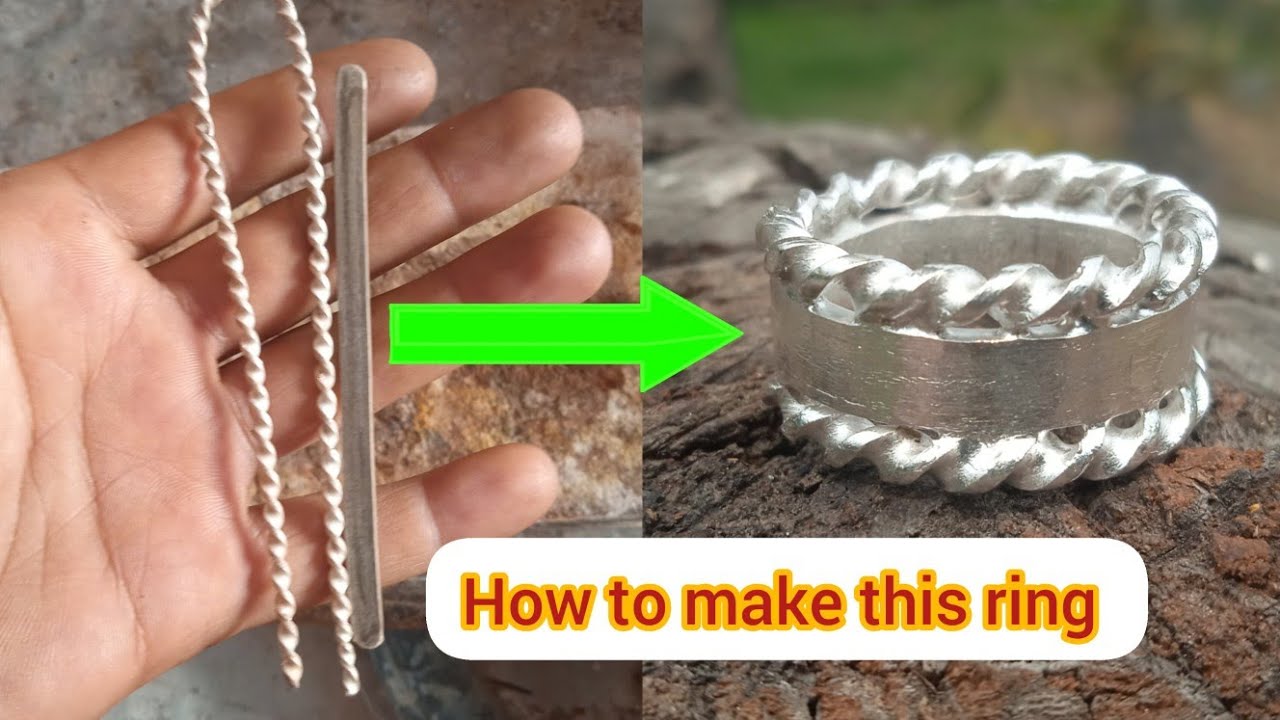 silver ring | |silver ring making progress | 😲 | - YouTube