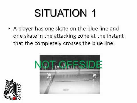 IHA Linesman Positions and Offsides and Icings - YouTube