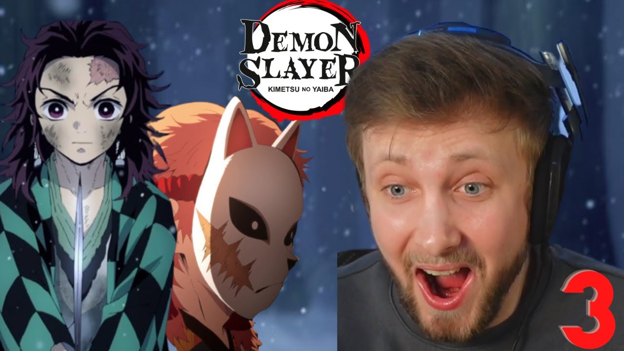 HE CUT THE BOULDER!! Demon Slayer 1x3 REACTION - YouTube