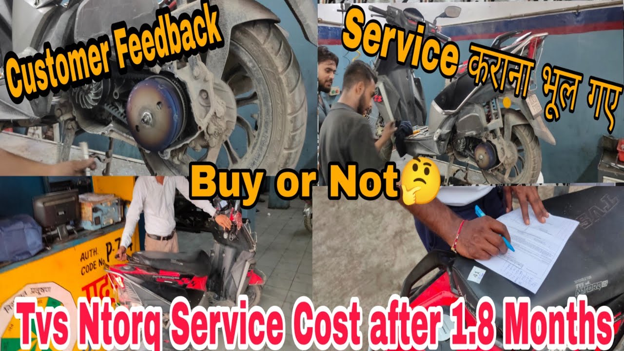 Tvs Ntorq Paid Service Cost and Review after 1.8 Months @Motorsguru ...