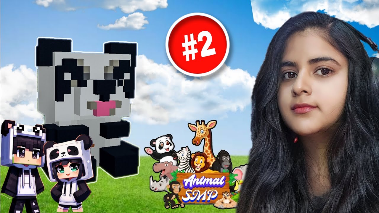 Penguin Ne Ki Chori /I Build Panda House In Minecraft Animal Smp Ep-2 # ...