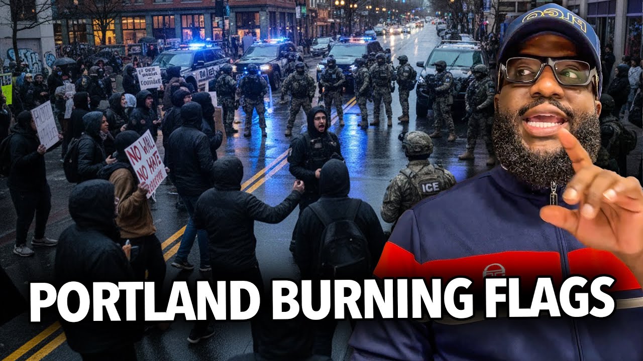 "Protesters Are Burning the Flag In Portland..." The City Is In Chaos ...