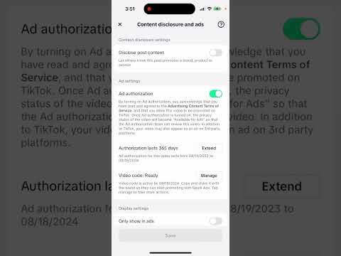 How to create TikTok AD AUTHORIZATION CODE? TikTok campaign code - YouTube