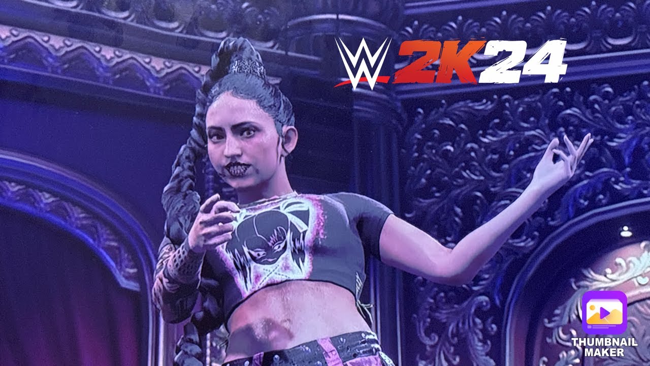 WWE 2K24 i defeated andrea and pretty wwe my rise unleashed!! - YouTube