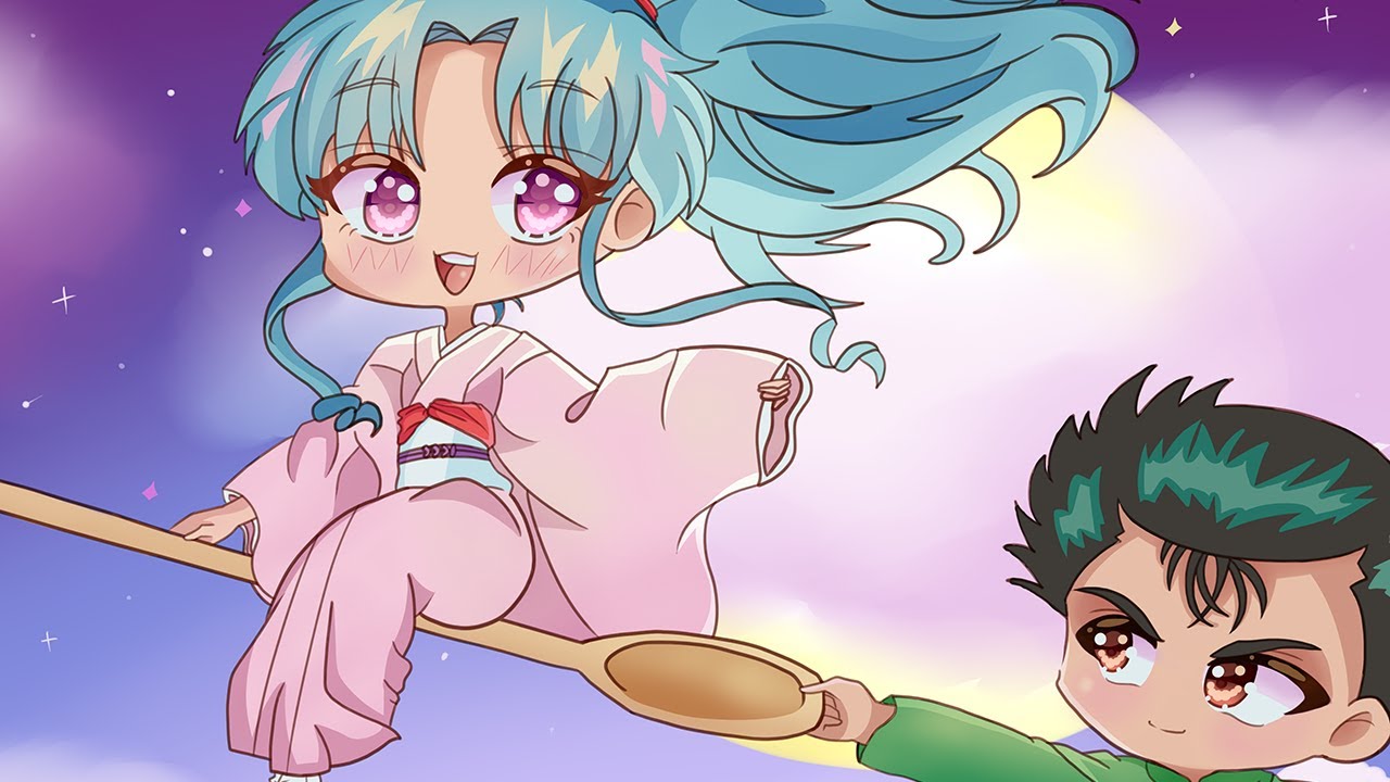 Yusuke & Botan [YuYu Hakusho Speedpaint] - YouTube