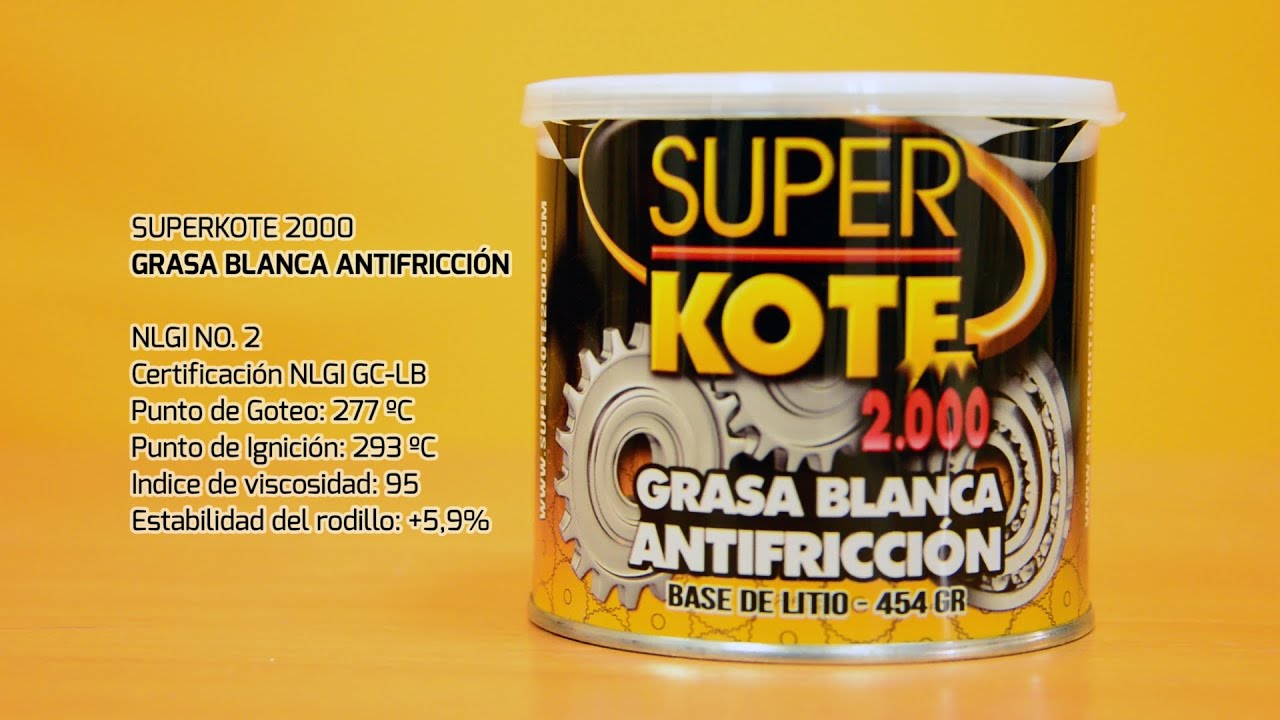 SUPERKOTE 2000 - Grasa Antifricción, Prueba de penetración - YouTube