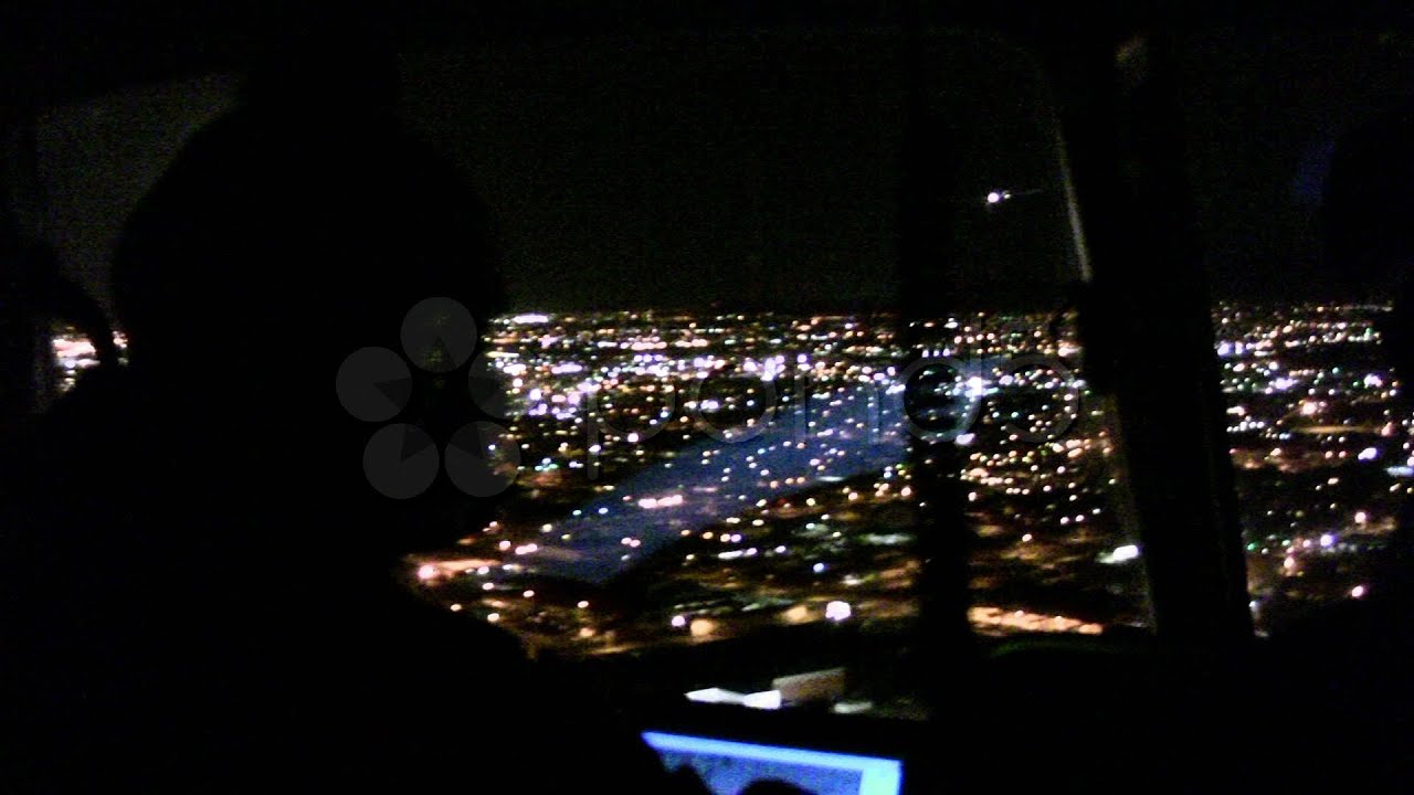 Helicopter Cockpit Night 03. Stock Footage - YouTube