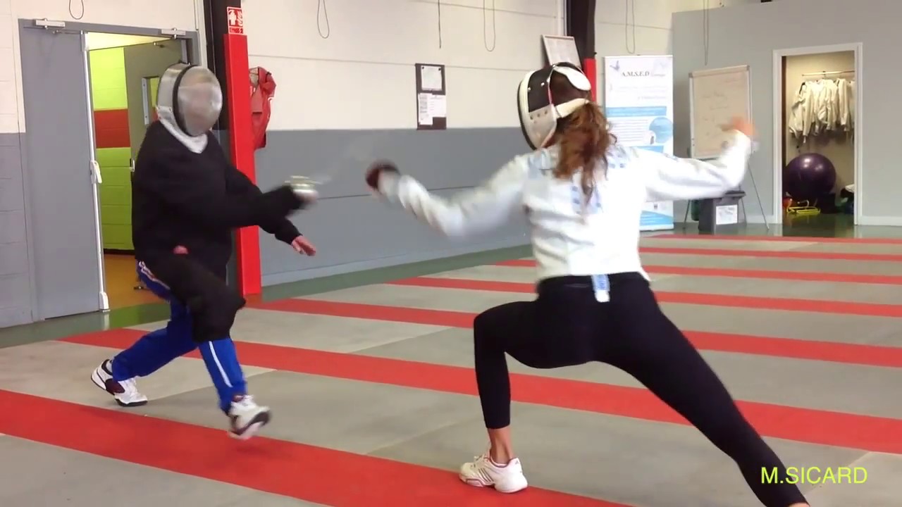 Escrime épée leçon lesson lección Sicard Michel #8 - YouTube