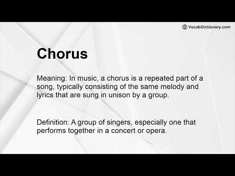 Chorus Meaning - YouTube