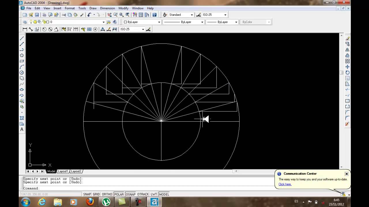 Tutorial Autocad como crear elipse isométrica y una elipse con ángulo ...