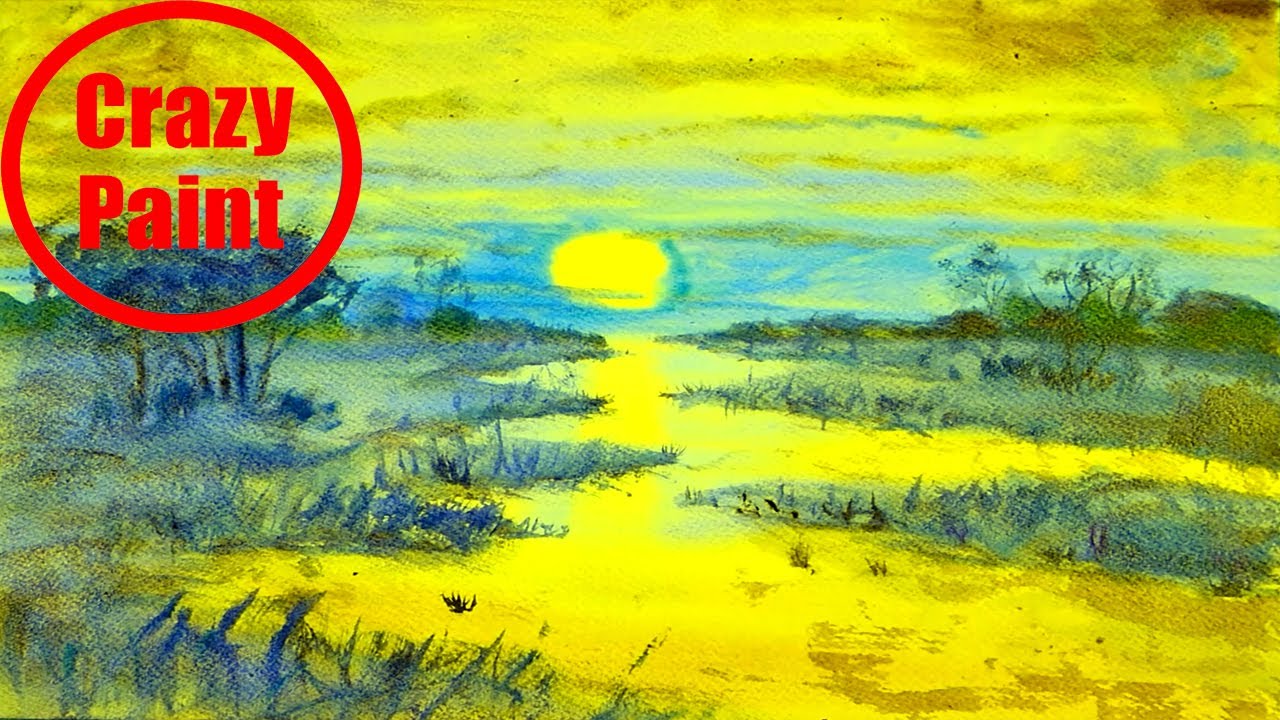 CRAZY PAINT | watercolor ideas crazy colors - YouTube