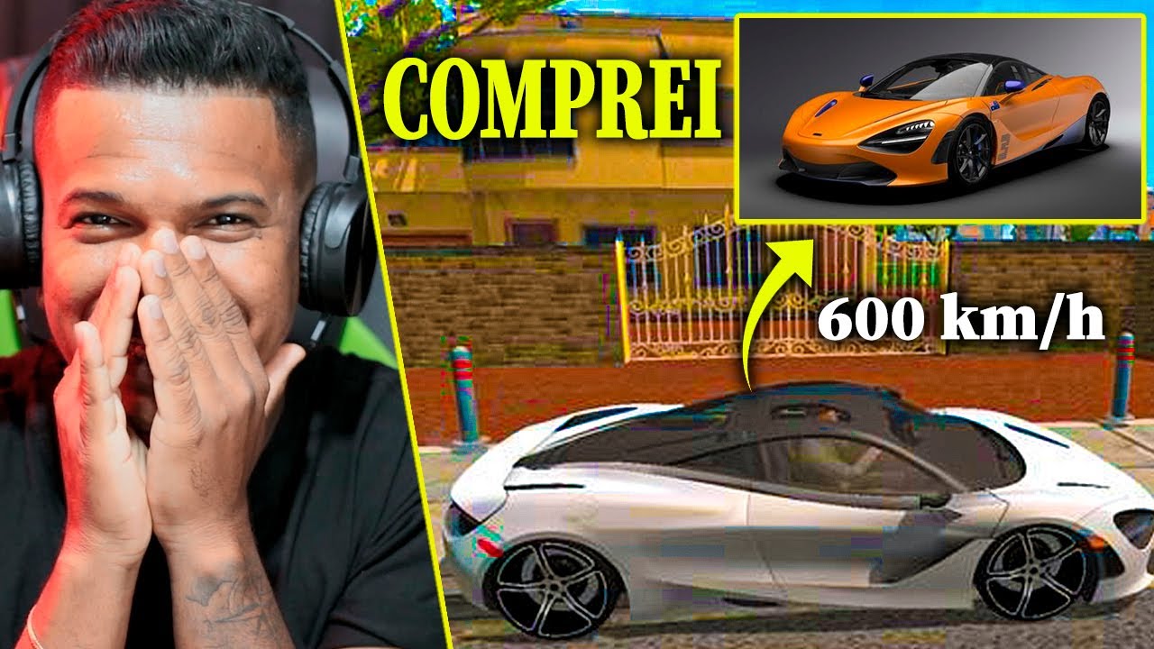 COMPREI A MCLAREN (infernal) O CARRO MAIS RARO DO vice online - YouTube