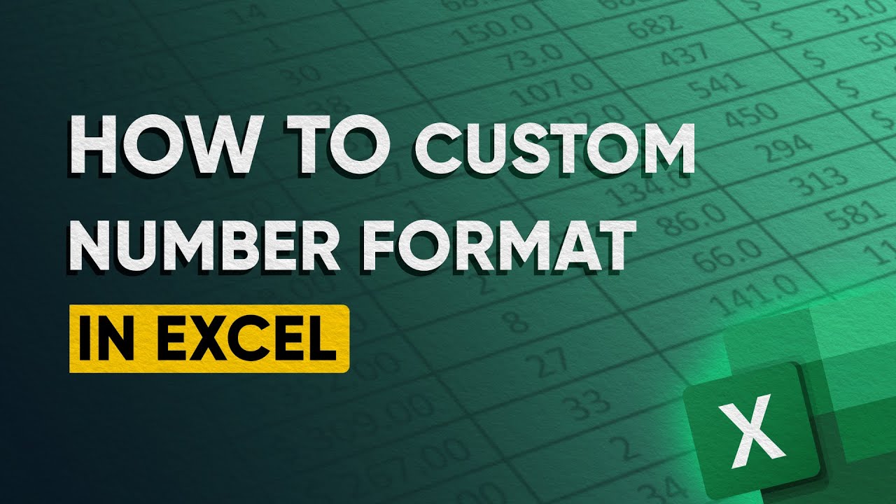 How To Custom Number Format In Excel BAHAUDDIN YouTube How To Custom Number Format In Excel BAHAUDDIN YouTube