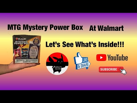 MTG Mystery Power Box @Walmart - YouTube