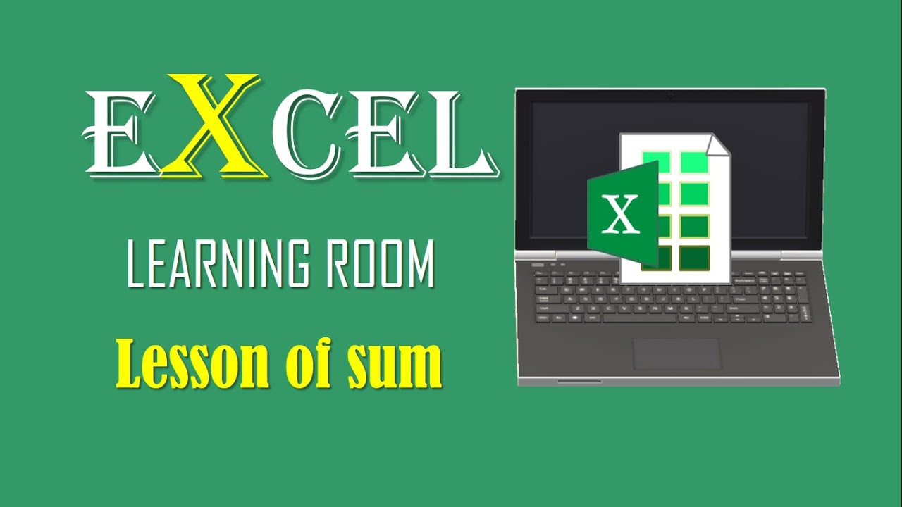 အခြေခံပေါင်းလဒ်ဖော်မြူလာ 01, Excel basic sum learning 01, all types of ...