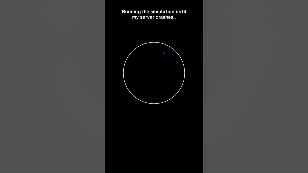 Ball bouncing simulation #adhd #music #code #space #python #physics #simulations #memes #science ...
