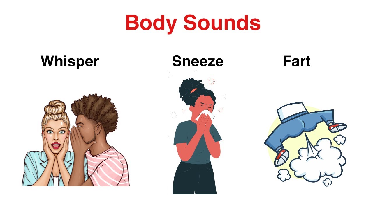 Parts of the Body in English | Body Sounds | Body Parts Vocabulary ...