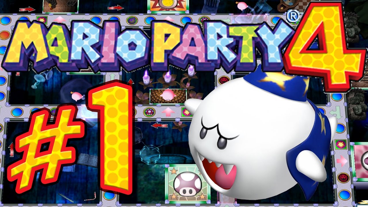 Mario Party 4 - Boo's Haunted Bash - Part 1 - YouTube