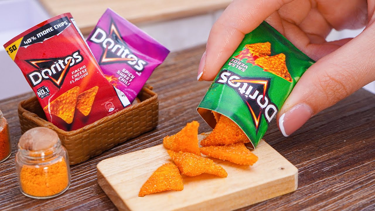 How to make Miniature Crispy Doritos Chips Recipe | ASMR Cooking Mini ...