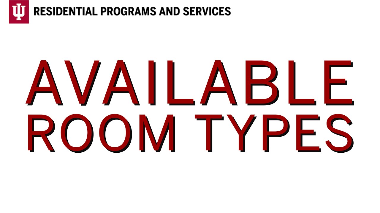 Available Room Types at Indiana University Bloomington - YouTube