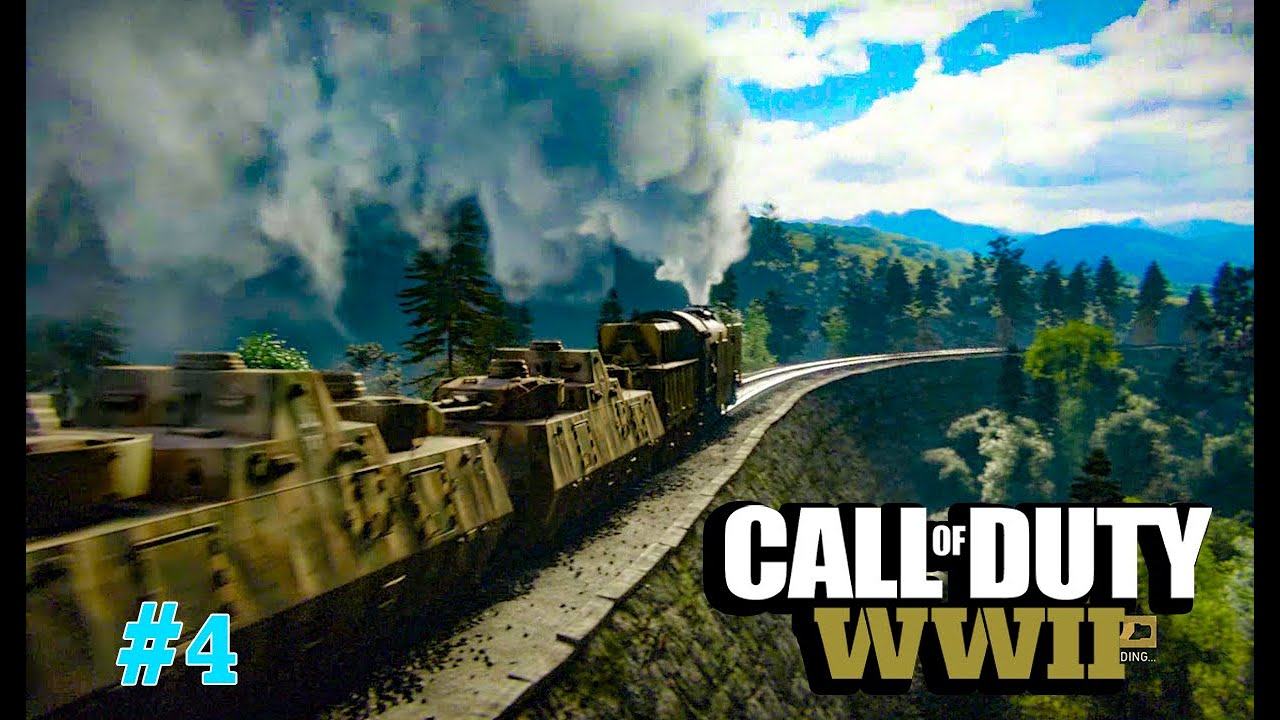 THE TERRORIST TRAIN IS SMASHED | CALL OF DUTY WWII | EPISODE # 4 | # ...