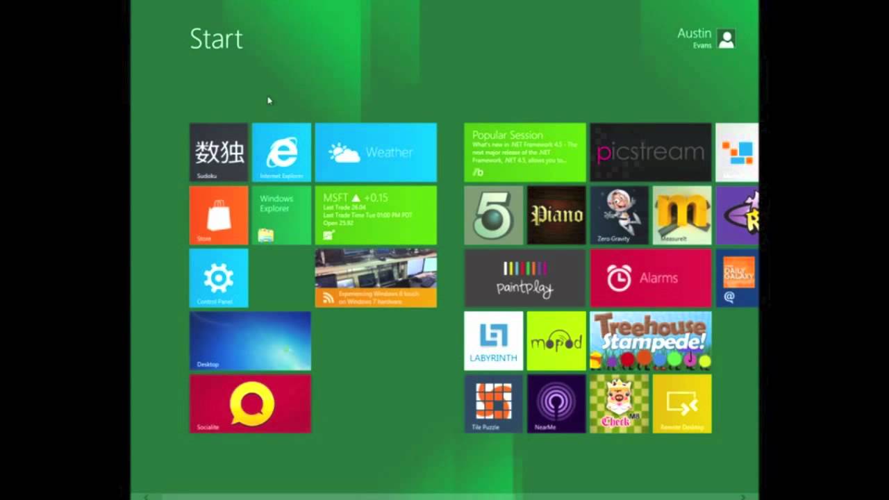 Mac OS X Vs Windows 8 Metro - YouTube