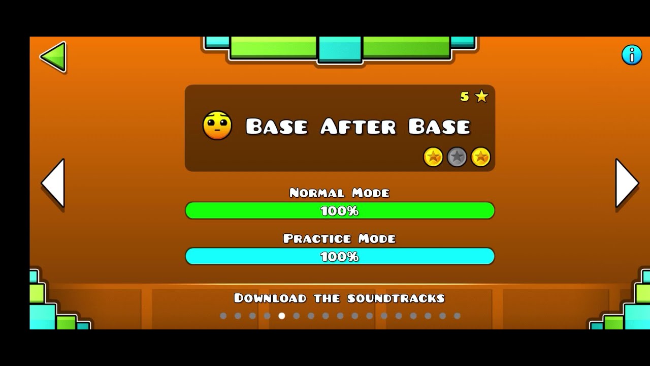 Base after base Geometry Dash - YouTube