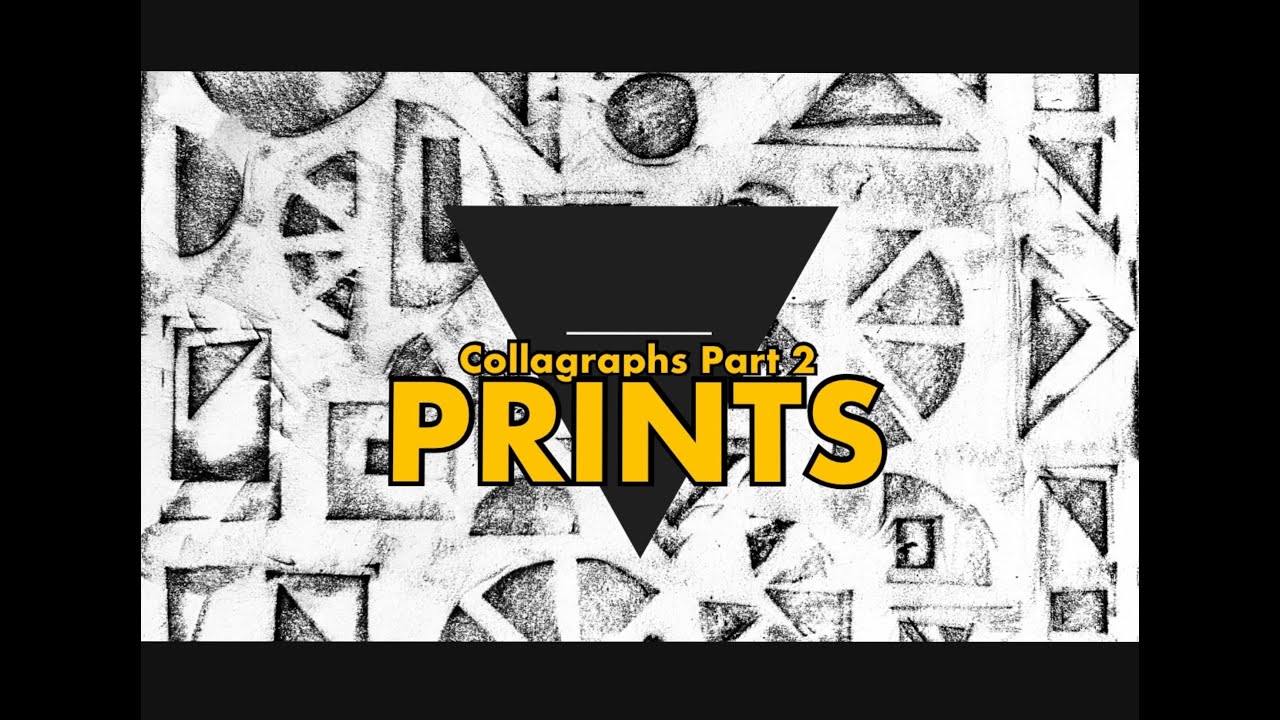 Collagraphs Part 2 - Prints - YouTube
