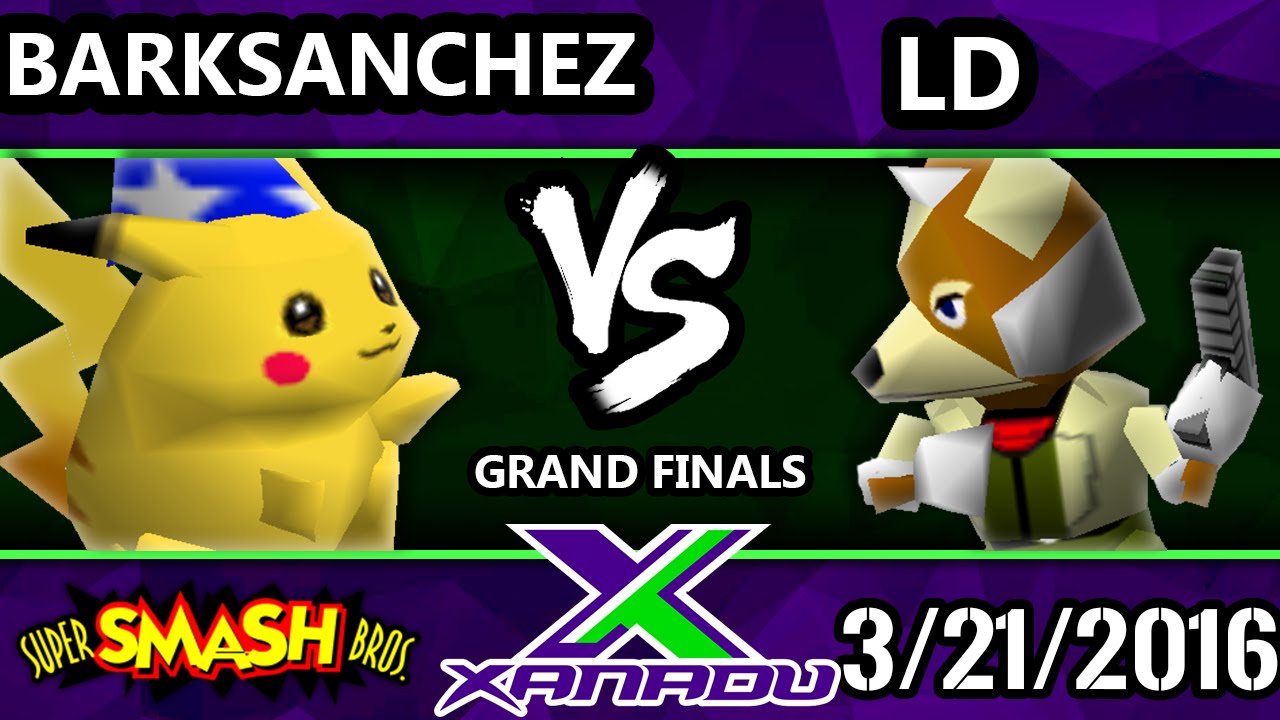 S@X 142 - LD (Fox) Vs. Barksanchez (Fox) SSB64 Grand Finals - Smash 64 ...