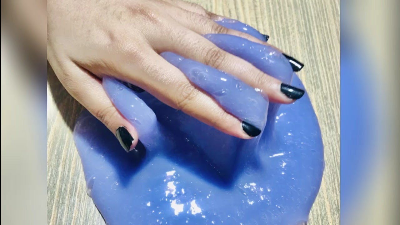 Mixing Fluffy Slime | Satisfying Slime Sounds #slimeasmr - YouTube