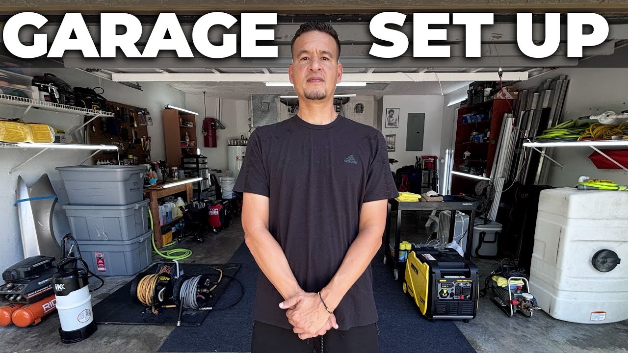 The ULTIMATE Car Detailing SET UP in My Garage - YouTube