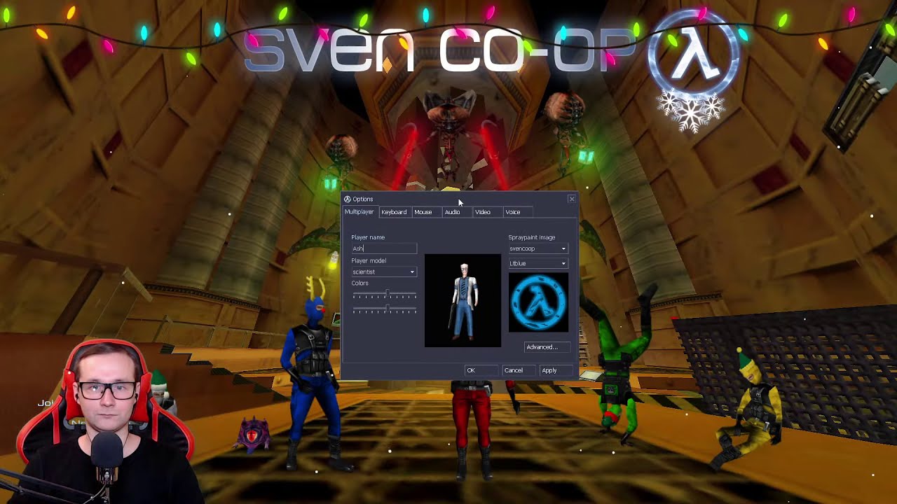 Sven Co-op (Realistic difficulty) Co-op Half-Life Walkthrough - YouTube