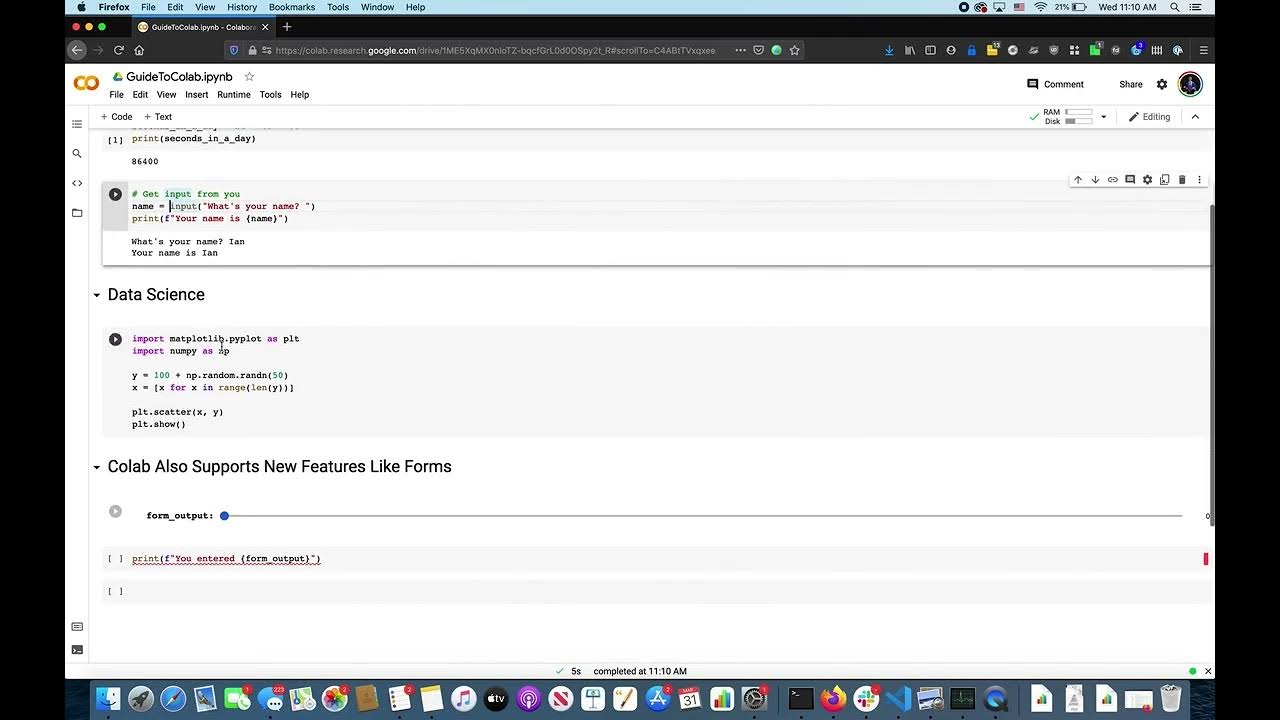 google colab introduction tutorial 1080p - YouTube