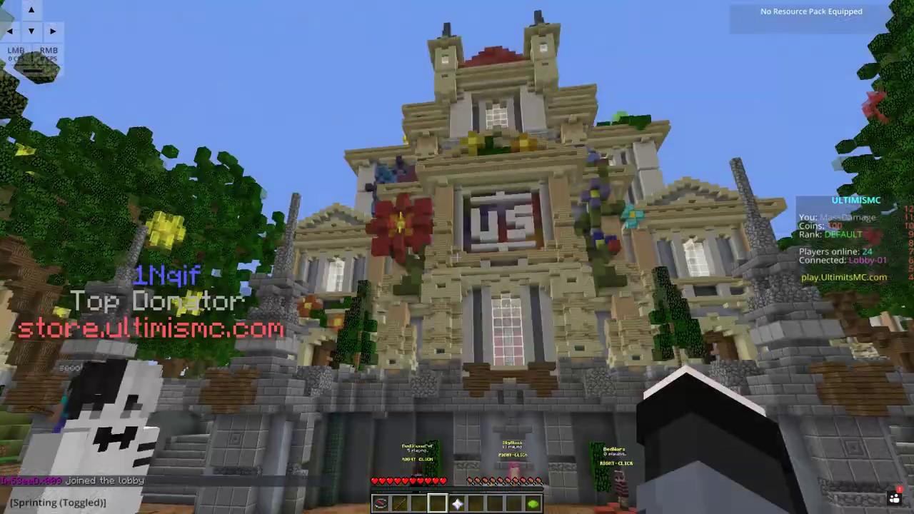 UltimisMc افضل سيرفر ماين كرافت - YouTube