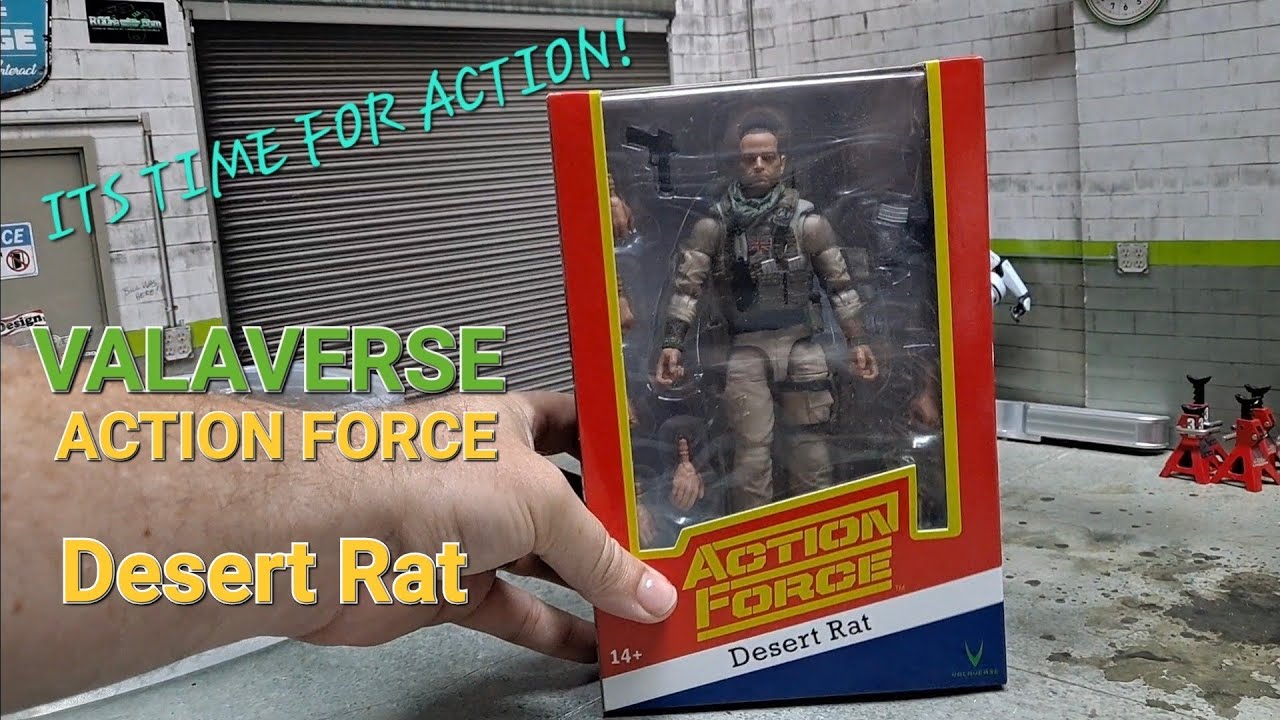 Valaverse Action Force Desert Rat! with bonus Weapon Pack Charlie! - YouTube