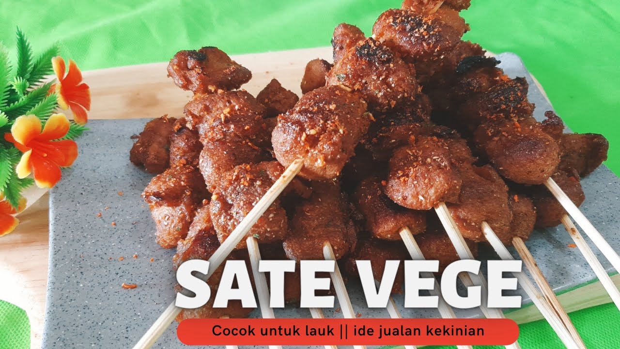 Sate Vege Bebas Lemak - YouTube