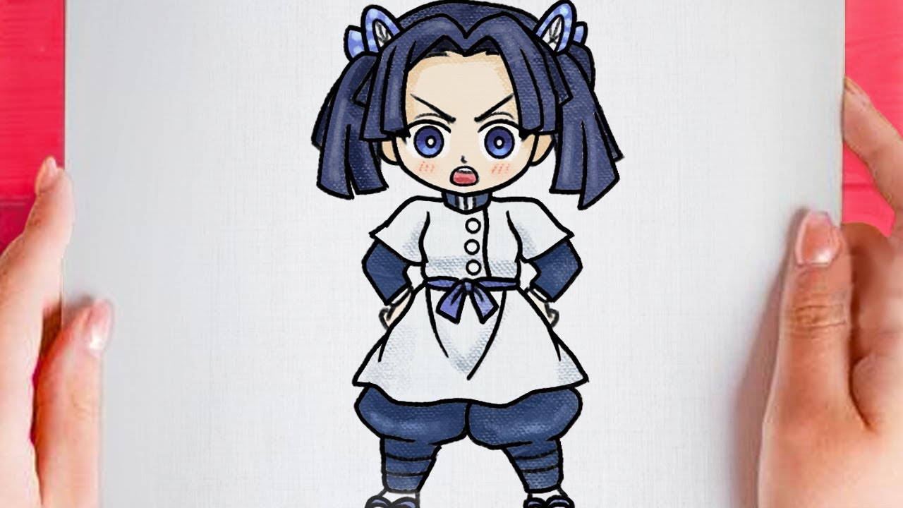 How to draw Aoi Kanzaki - Demon Slayer - Kimetsu no Yaiba - YouTube