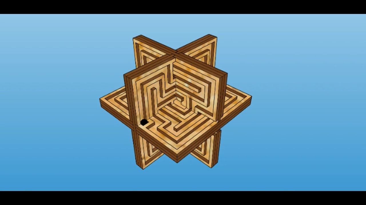 Laser Cutting 3D Inception Labyrinth Walk Thru - YouTube