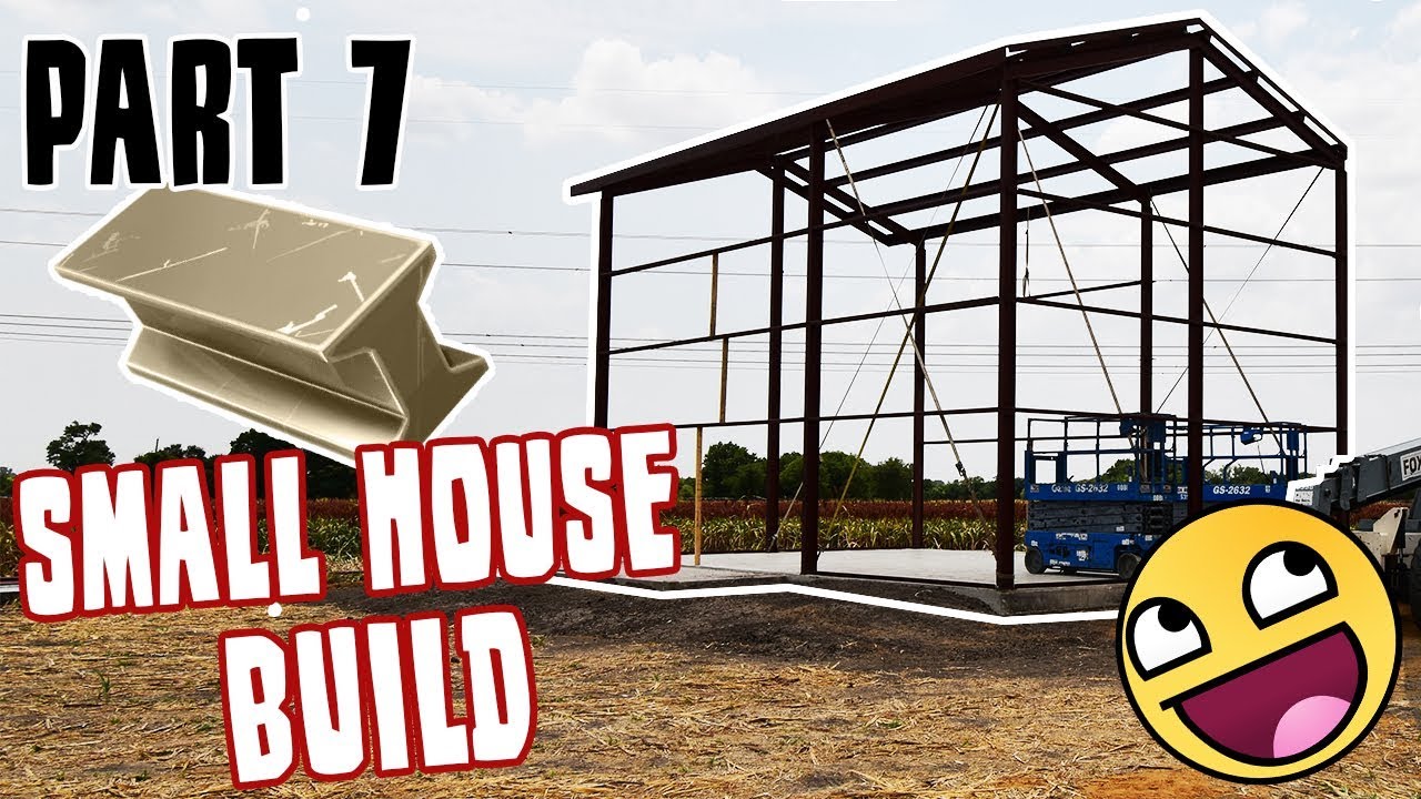 Small Home Build Part 7 - Metal Work and Drones! - YouTube