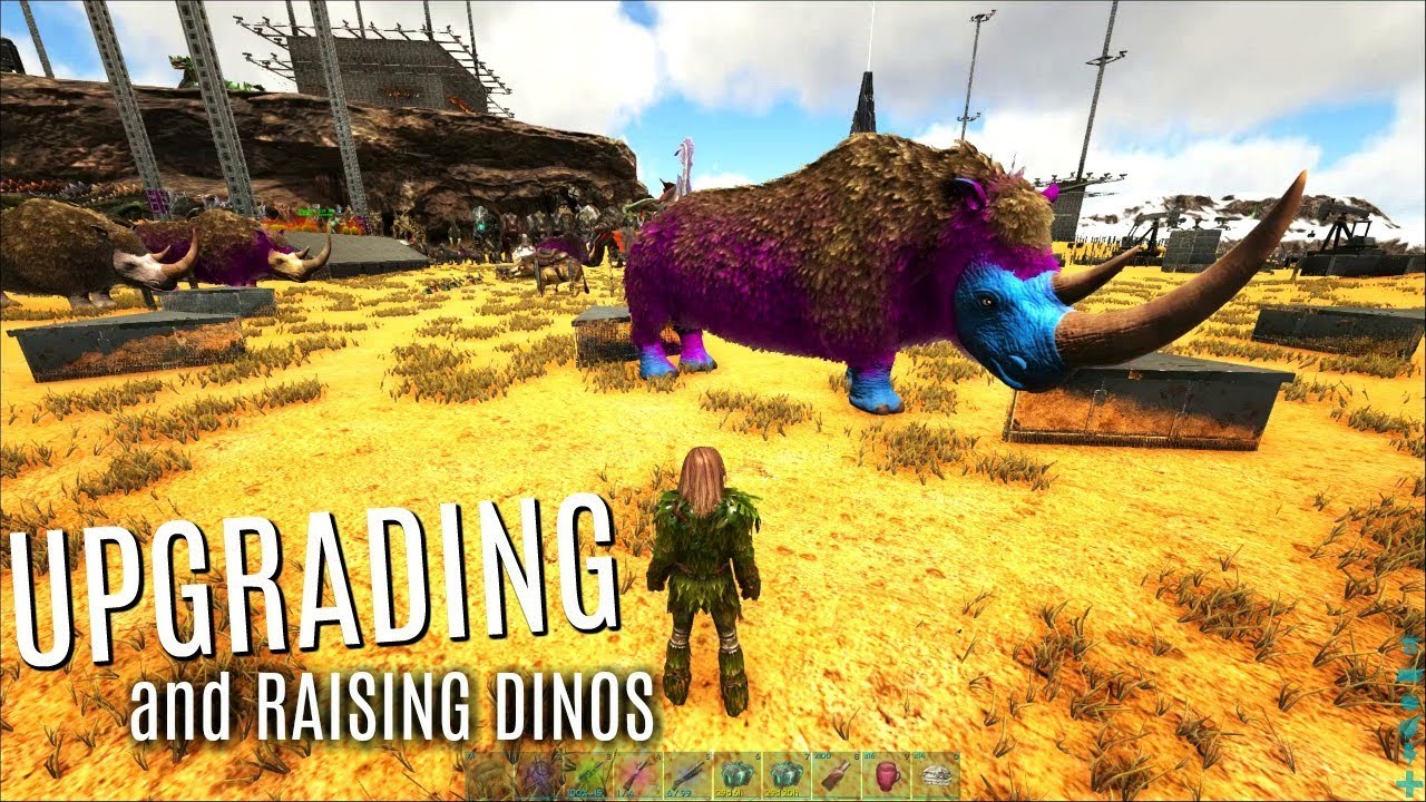 UPGRADING THE BASE! and Dino Raise - Classic PVP (E11) - ARK Survival ...